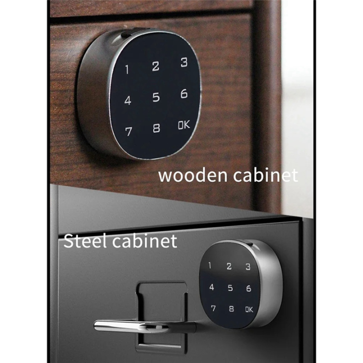 Digital Electronic Smart Mailbox Lock Touch Screen Lock File Iron Steel ...