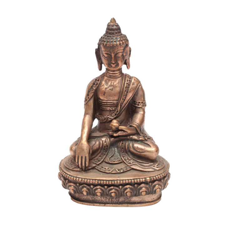 Copper Sitting Buddha Statue 4 Inch | Daraz.com.np