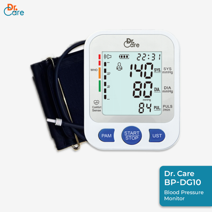 Dr. Care BP-DG10 Digital Blood Pressure Monitor – Accurate Upper Arm BP ...