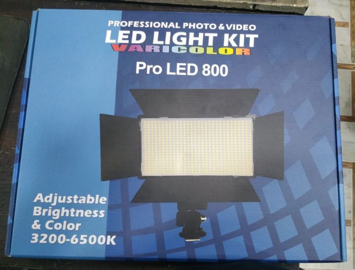 Professional Photo & Video LED Light Kit Pro LED 800 | Daraz.com.np