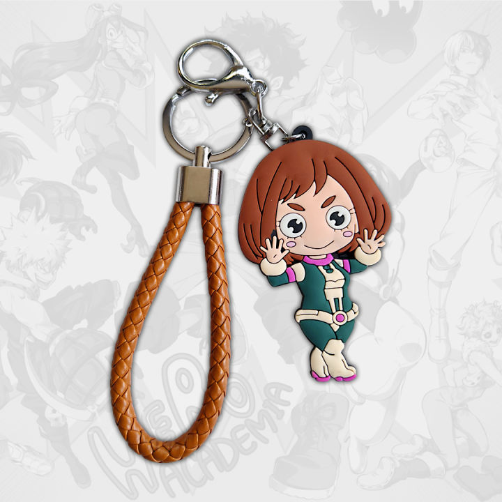 My Hero Academy Anime Ochaco Uraraka Rubber Keychain with Strap | Daraz ...