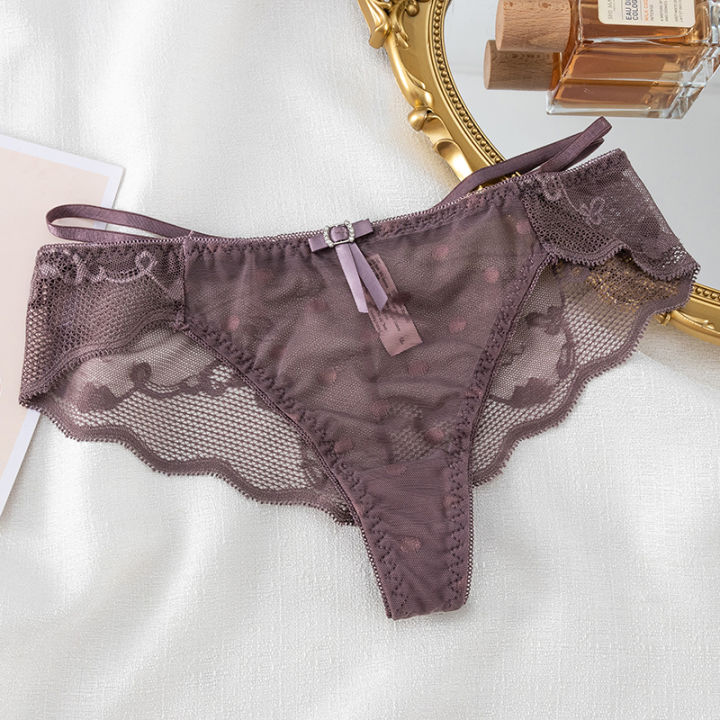 Low Waist Light And Comfortable Quick-Drying lace women's Panty ...