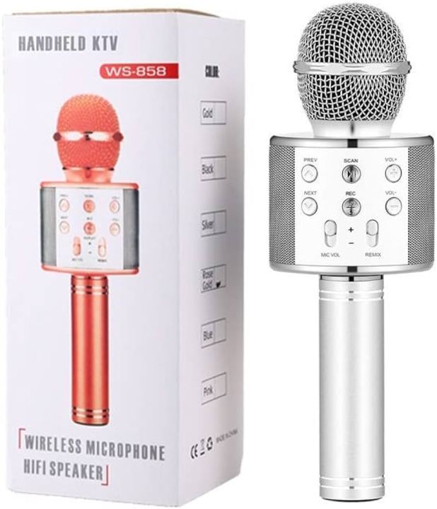 Professional Ws-858 Handheld Ktv Microphone Portable Wireless Karaoke | Daraz.com.np