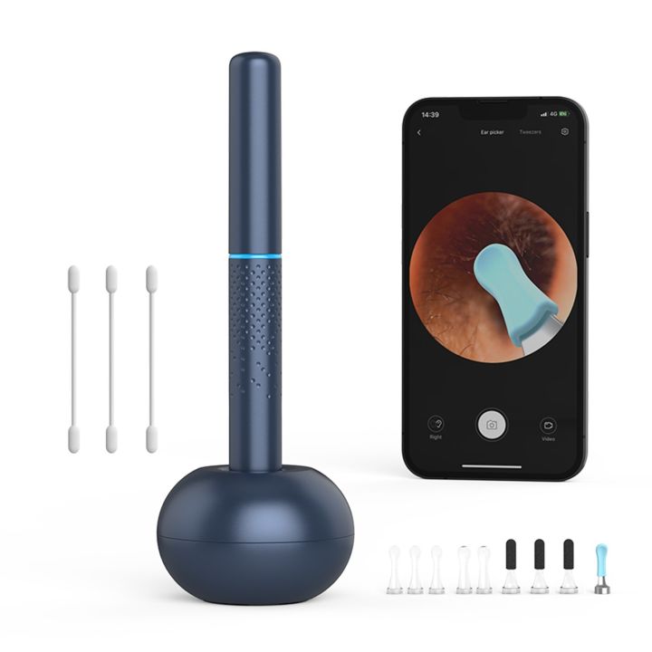 HD Wireless Wifi Visual Ear Scoop 3.5mm Endoscopic Ear Pickers Earwax ...