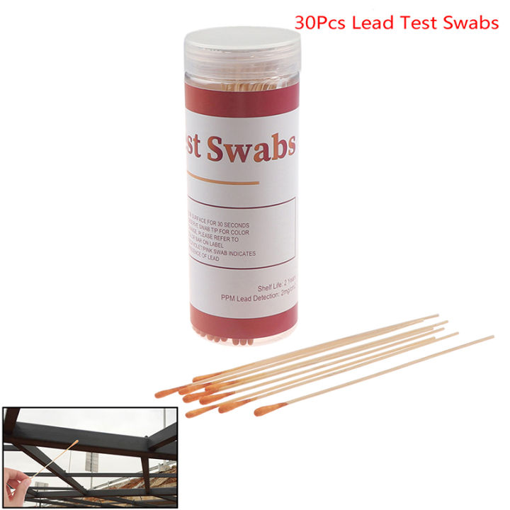 Laboratory Lead Test Kit with 30 Testing Swabs Rapid Test Results in 30 ...