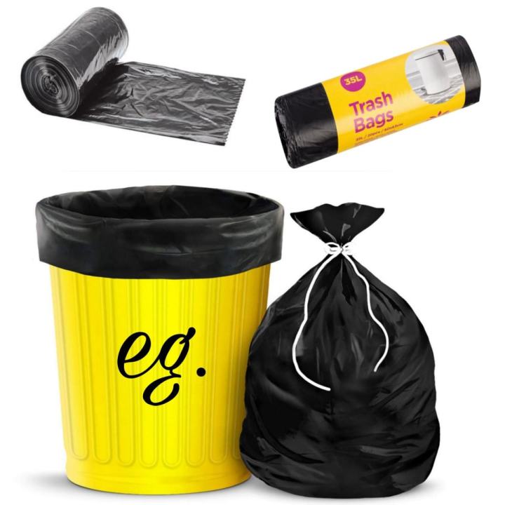 35 Liter Garbage Bag 1 Role (30 Pices Per-Role) | Daraz.com.np