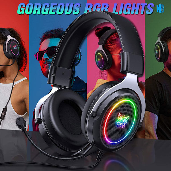 Onikuma X10 RGB Gaming Headset Over-Ear Detachable Mic | Daraz.com.np