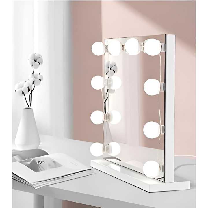 Hollywood Style LED Vanity Mirror Lights Kit With 10 Dimmable Light ...