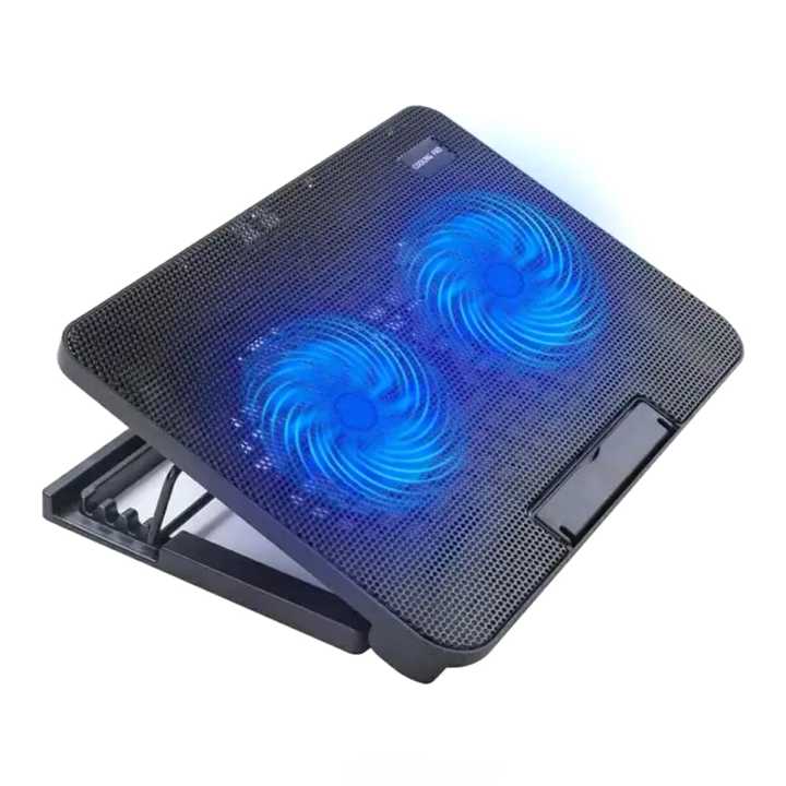 N99 2 Fans Laptop Notebook Cooler Cooling Pad Portable Slim USB Powered ...