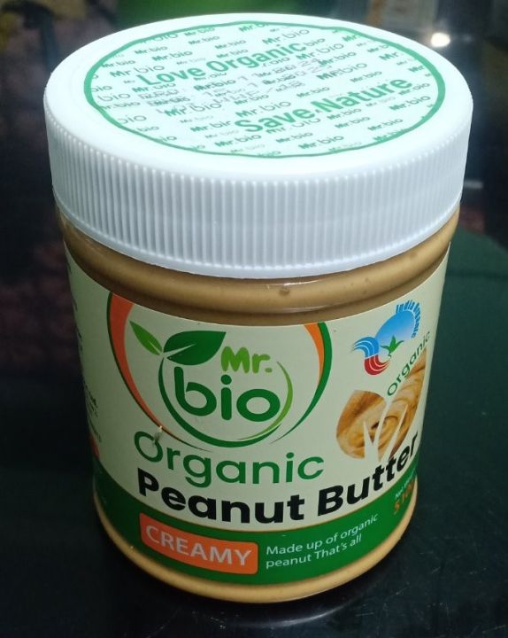 Mr. Bio Organic Peanut Butter Creamy 340 gm | Daraz.com.np