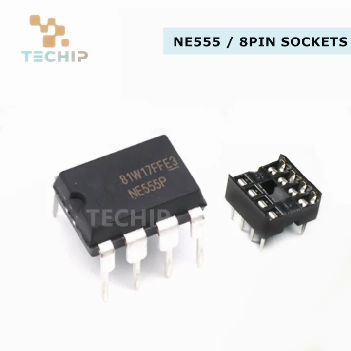 10piece NE555 NE555P IC 555 Timer Programming Oscillator Chip 8 Pin DIP ...
