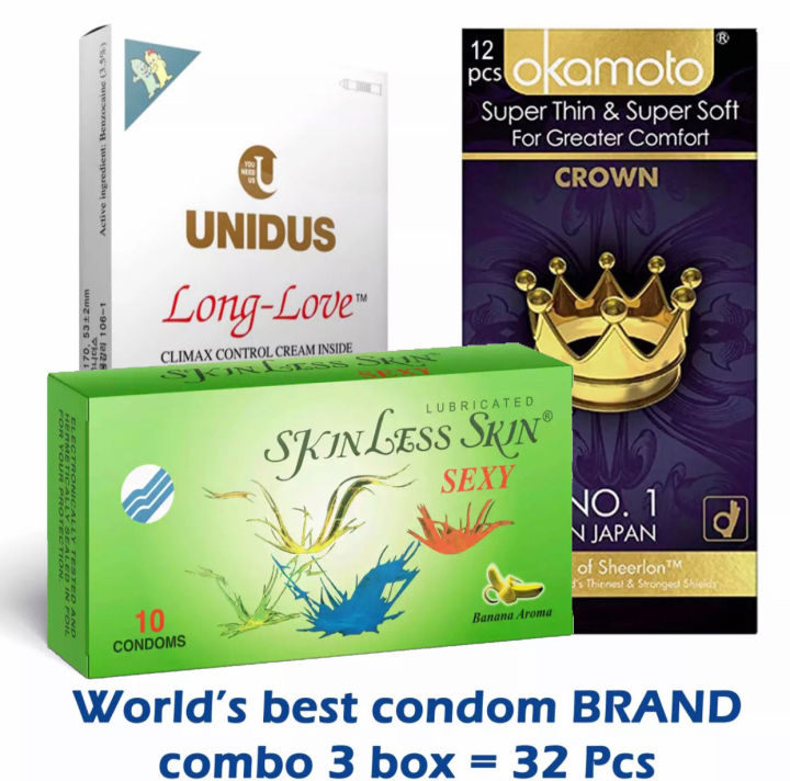 World's Best Condom Combo box of 32 Pcs | Daraz.com.np