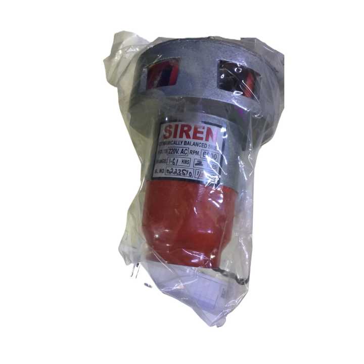 1 Mile (1.6 Km) Range Siren Dynamically Balanced Motorized Fire Alarm ...