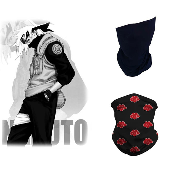 Balaclava Bandana Akatsuki Ninja Masks Cosplay Red Cloud Hatake Kakashi Kakashi Uchiha Itachi ...