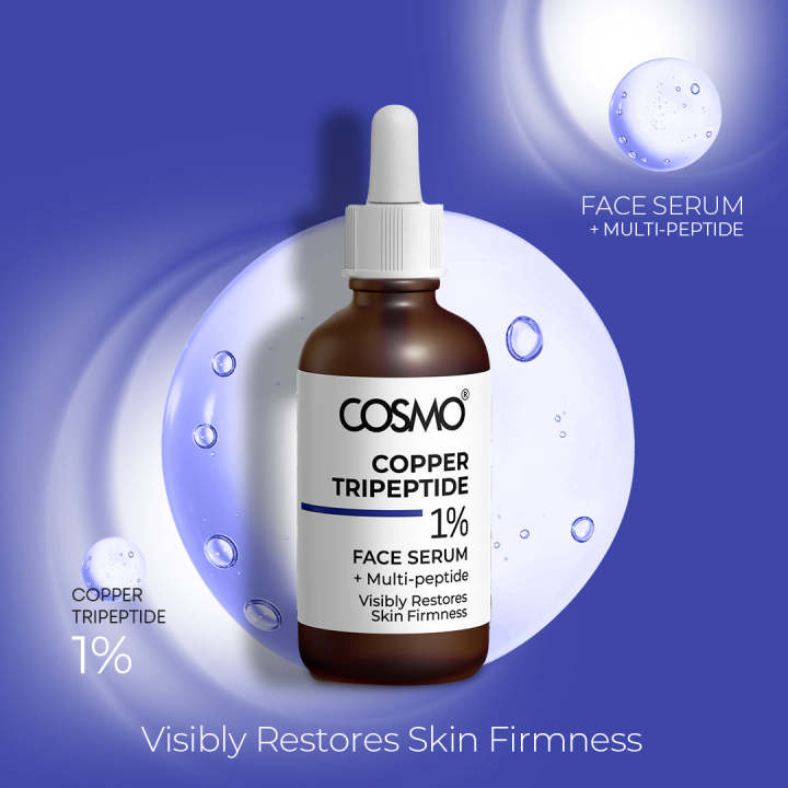 COSMO COPPER TRIPEPTIDE 1% FACE SERUM 30ML | Daraz.com.np