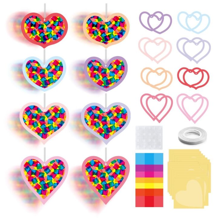 Creative Hearts Design Paper Cutting Craft Rabbit Shapes Educational ...