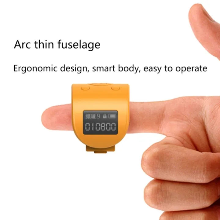 Mini Rechargeable Digital Electronic Finger Ring Hand Tally Counter ...