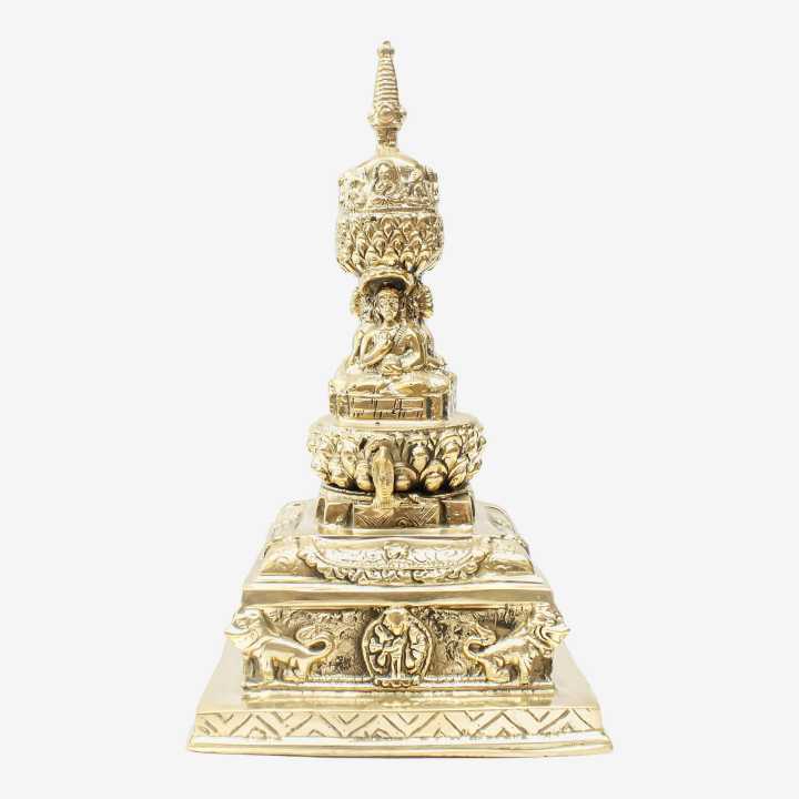 Metal Buddha Stupa Statue | Daraz.com.np
