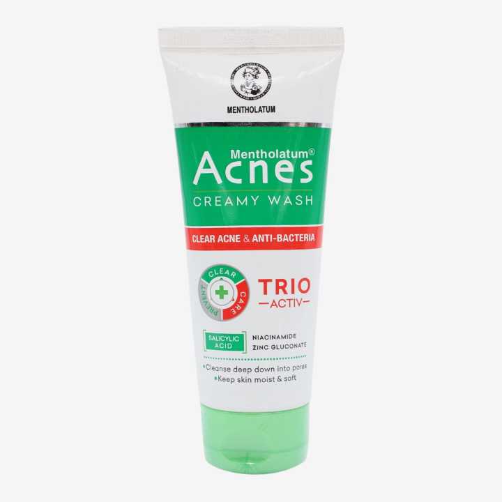 Acnes Mentholatum Creamy Clear Acne Face Wash 50G | Daraz.com.np