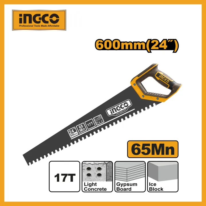 INGCO 600mm Light concrete saw For cutting cellular concrete/Autoclaved ...
