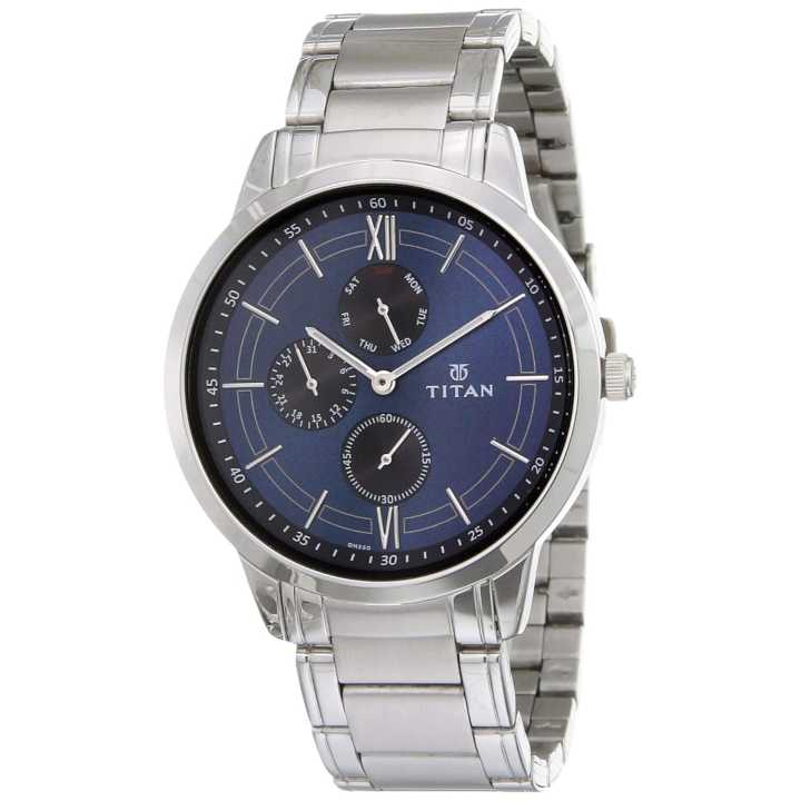 Titan Blue Dial Analog Watch For Men -1769Sm01 | Daraz.com.np