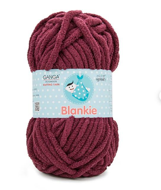 Blankie Knitting Yarn 100gm Maroon Shade 36 | Daraz.com.np