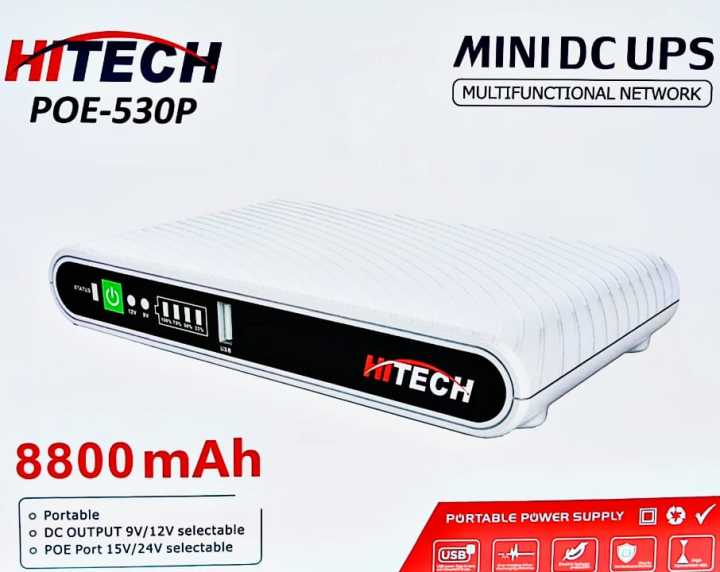 Router Backup Upto 8 Hours Mini Portable Modem Router UPS Poe Dc Wifi ...