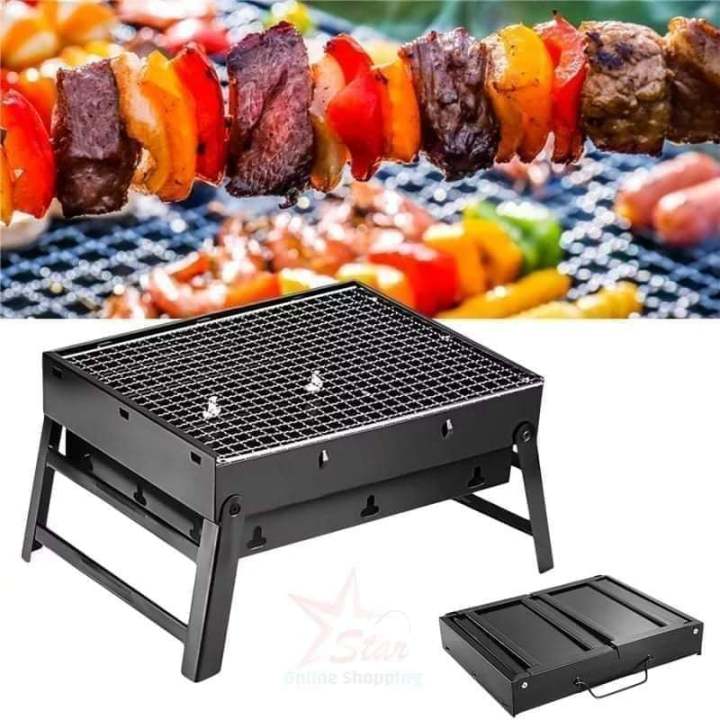 Foldable Portable Charcoal BBQ Grill Barbecue | Daraz.com.np