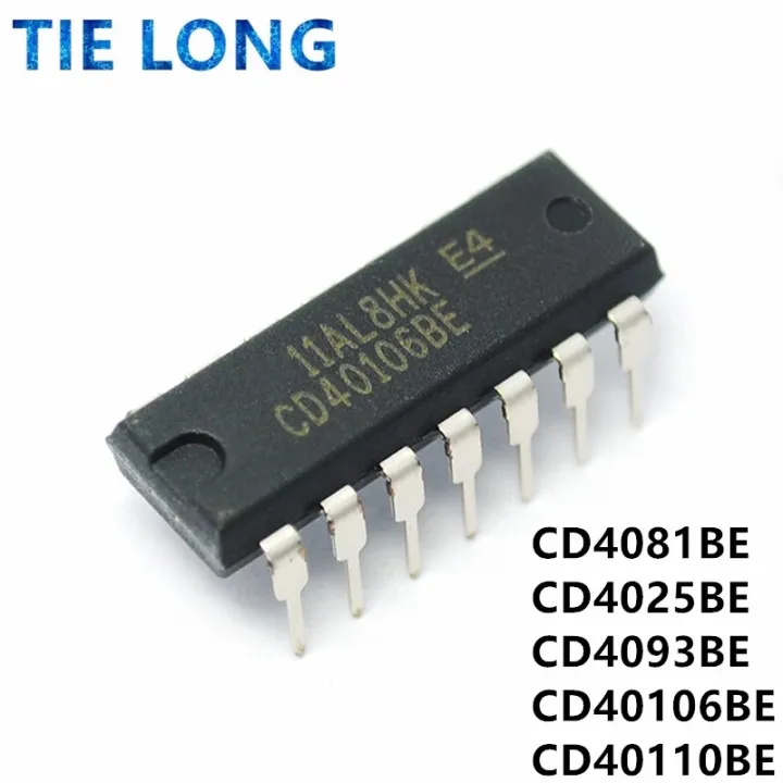 10PCS CD40106BE CD40106 DIP DIP-14 CD40110BE CD40110 CD4081BE CD4081 CD4025BE CD4025 CD4093BE ...