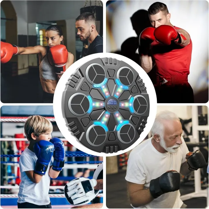 New Reaction Exercise Smart Music Boxing Machine Plastics Circle ...