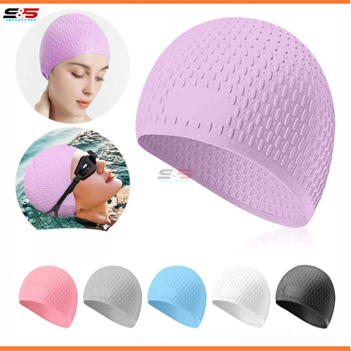 Swim Cap With Bubble Design | Daraz.com.np