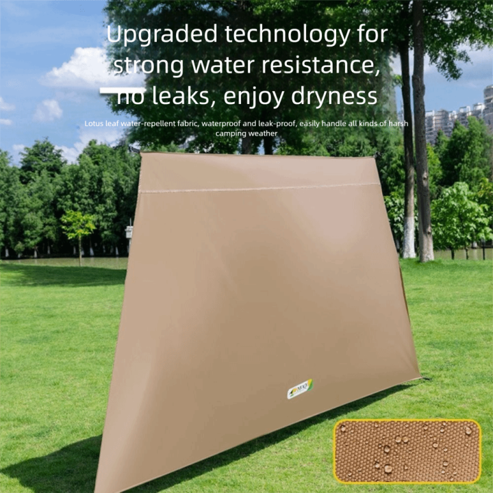 Protective Cover Waterproof Canopy Side Walls Silver Coated Side Panel ...