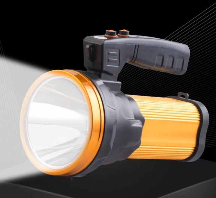 Bright LED Rechargeable Searchlight Lithium Battery Emergency Light ...