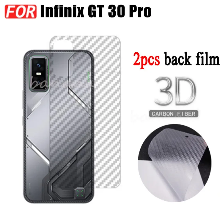 Infinix GT 30 Pro GT 20 Pro Carbon Fiber Pattern Matte Back Film Rear ...