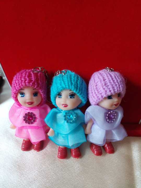 Small And Cute Doll Keyrings(Color May Vary) | Daraz.com.np