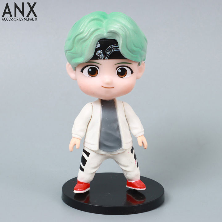 Anx BTS Bangton Boys Figurine/BTS Army Members Statue Hard Plastic ...