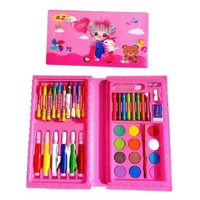Color Box Set For Kids 42 Pieces Colors Set | Daraz.com.np