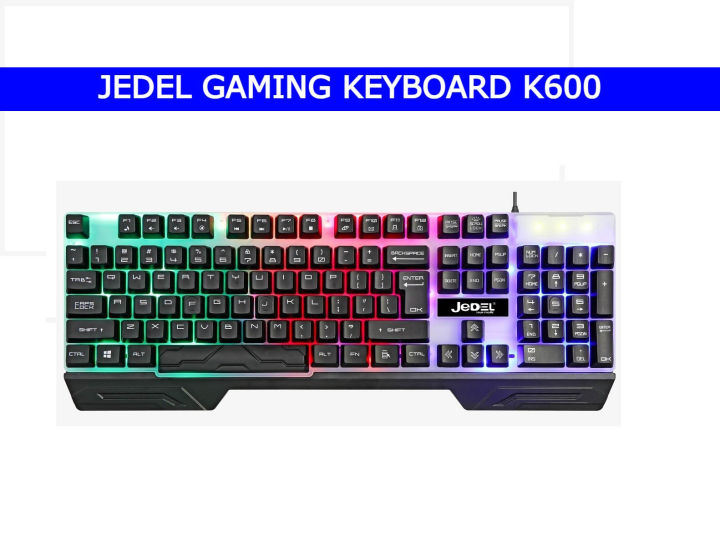 Jedel K600 Gaming RGB Backlight Keyboard | Daraz.com.np