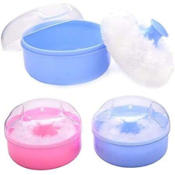 Baby Powder Puff with Case | Daraz.com.np