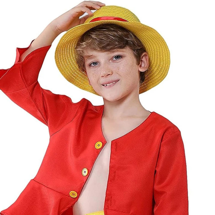 35cm Accessories: Female Luffy Cosplay, Anime Luffy, Straw Hat, Props ...