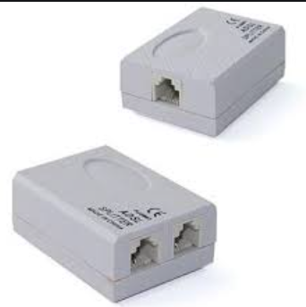 Phone Connector Telephone ADSL Splitter Modem RJ11 Line Filter 1 pcs ...