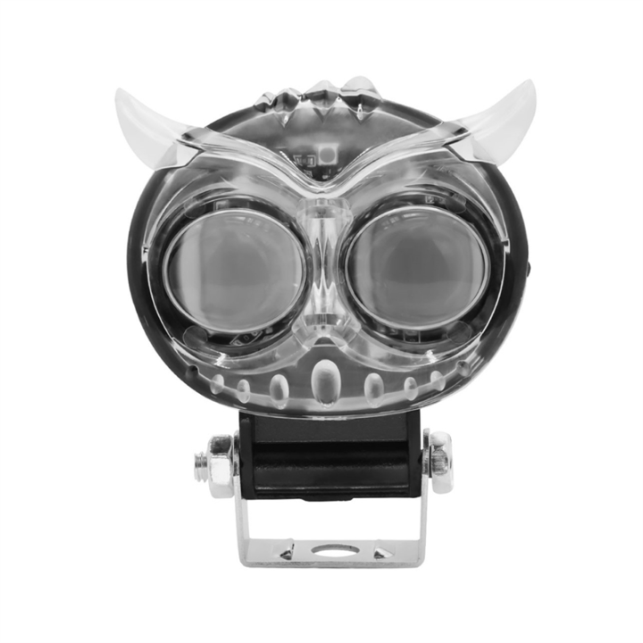 LED Lens Spotlight Color Light Double Lenses Spotlights for Motorcycle ...