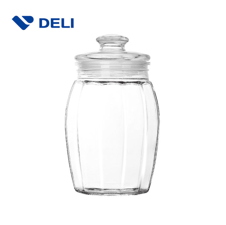 Deli Glass Jar Storage Jar Glass Container Air Tight Storage Jar Achar ...