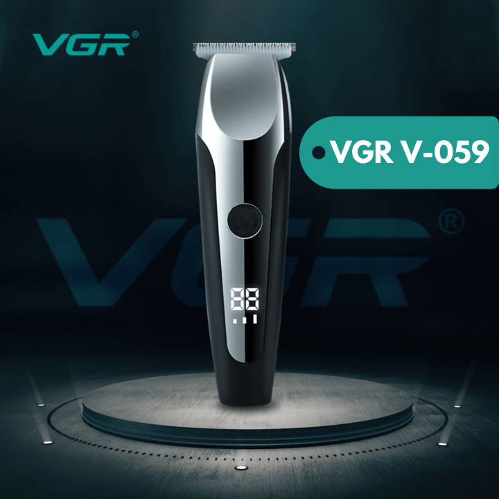 VGR V-059 Professional Hair Trimmer Runtime: 150 min Trimmer for Men (Black) | Daraz.com.np