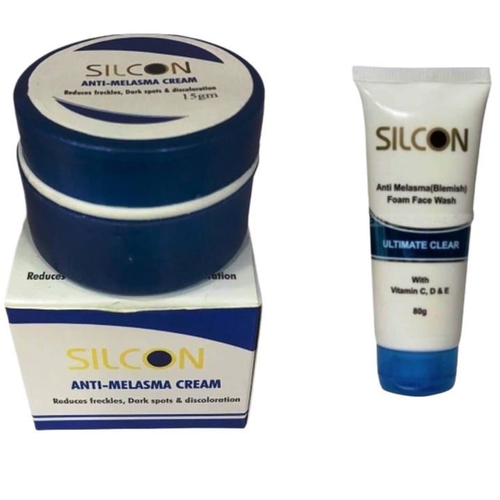 Silcon Cream and Foaming Face Wash Combo-80g plus 15g | Daraz.com.np