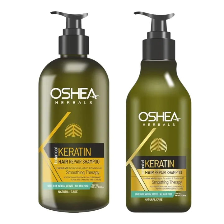 Oshea Herbal Botanical Keratin Hair Repair Shampoo | Restores Protein ...