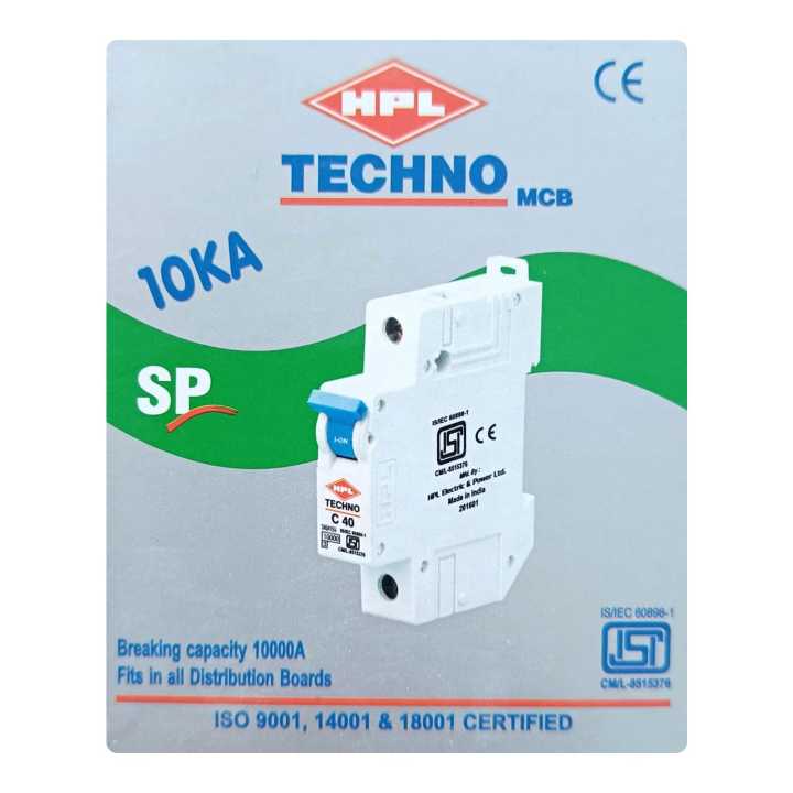 HPL SP MCB 63 Amp C-Series, 10 kA | Daraz.com.np