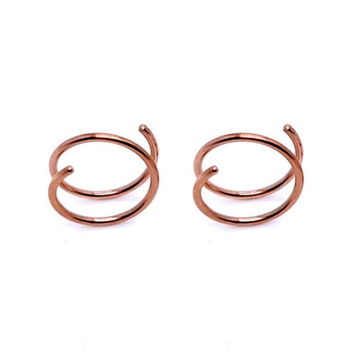 【Beiver Jewelry Store】Nose Spiral Ring All-Match Nose Ring Women ...