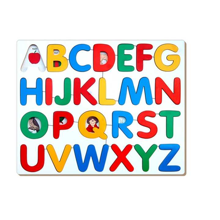 Little Genius Wooden Alphabet Picture Tray (ABC) AL-14 | Daraz.com.np
