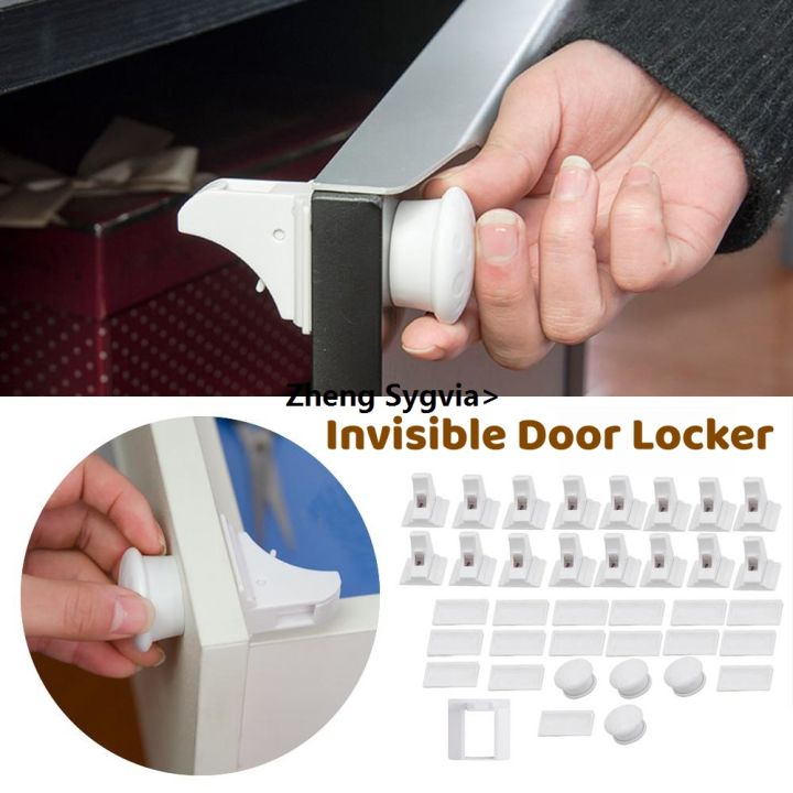 Haodeguiguo Baby Safety Locker Magnetic With Keys For Cabinet Drawer ...
